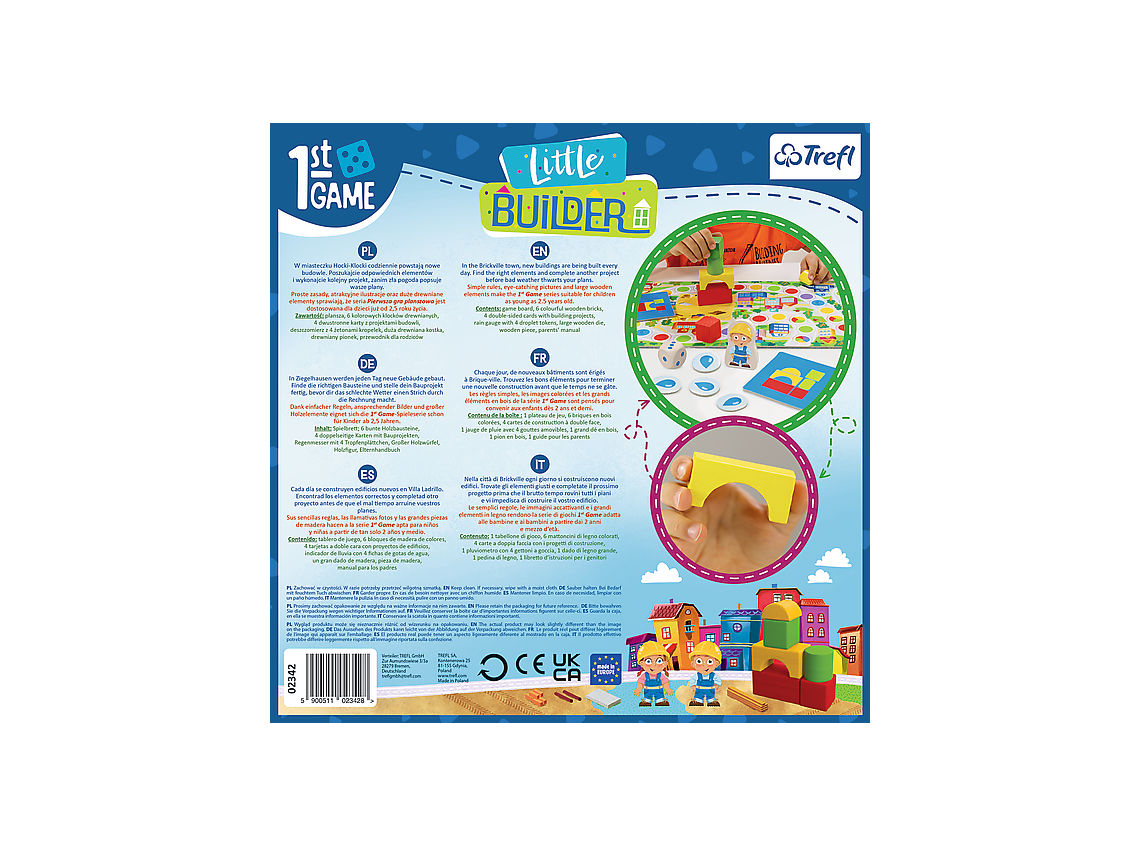 LITTLE BUILDER, juego infantil a partir de 2 años